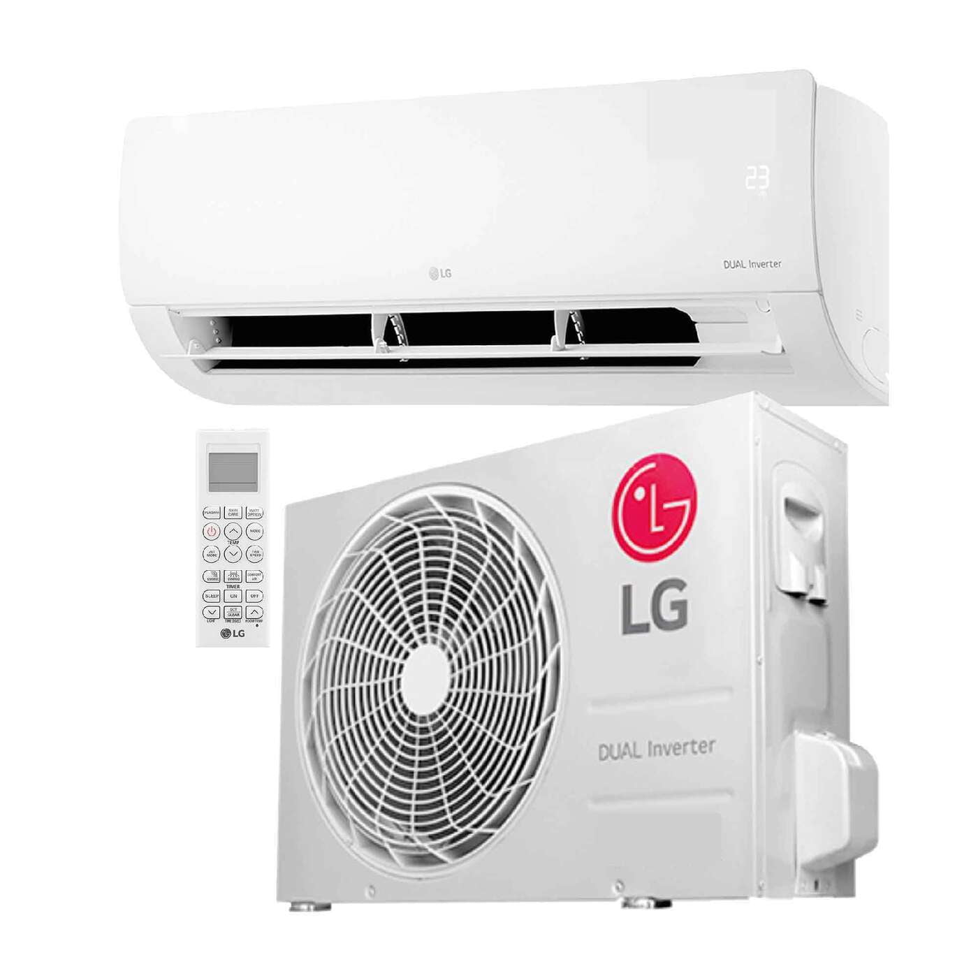 LG DUALCOOL Inverter 12.000 BTU +WiFi VM122C9